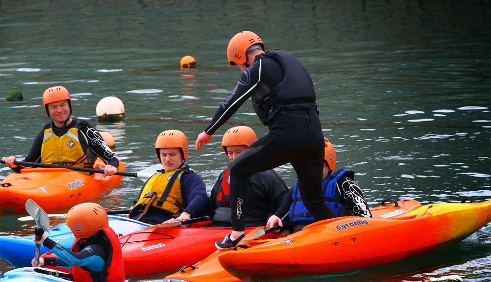Corporate Team Building Kayaking Activity - Kayaking.ie